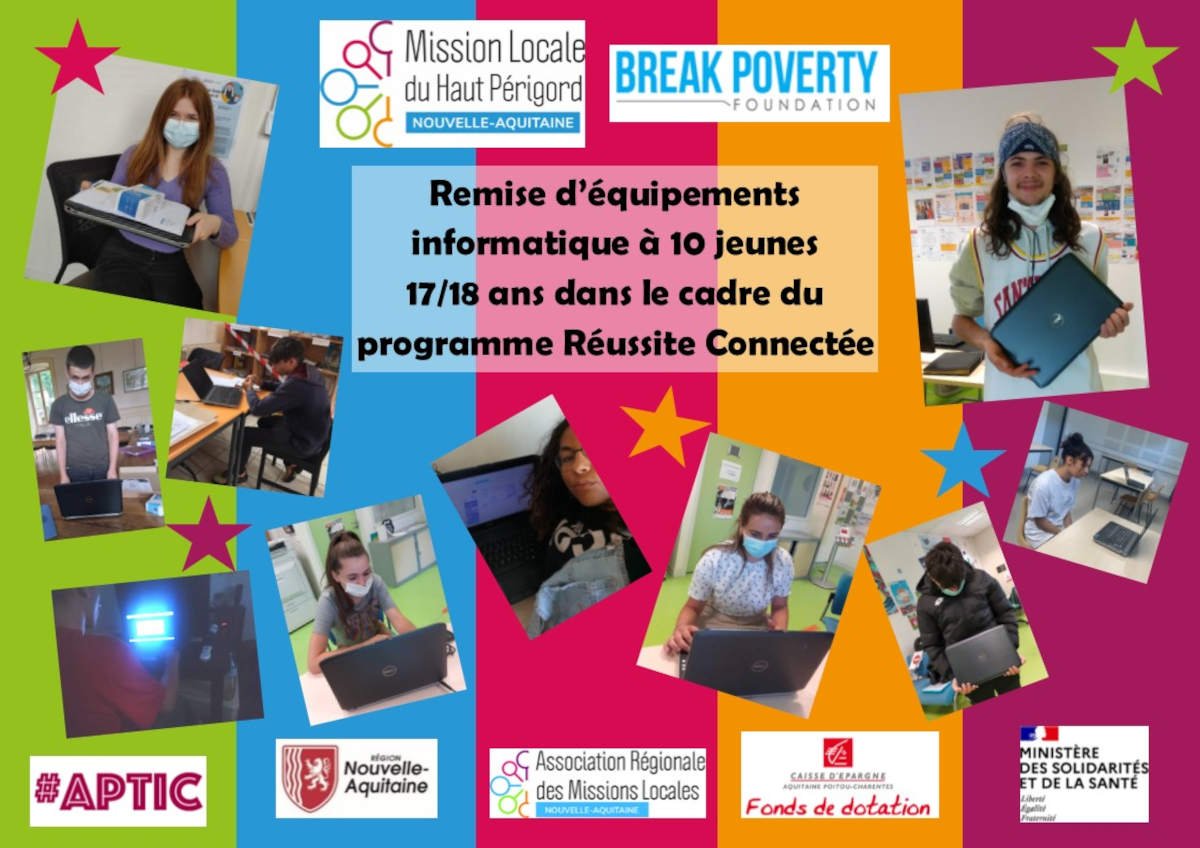Remise d’équipement informatique gratuits | Mission Locale du Haut Périgord